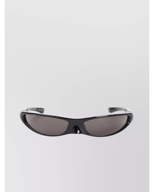 Balenciaga Blade Sunglasses Rectangular Curved Arms | Lyst