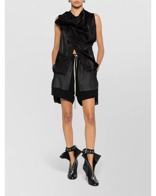 Rick Owens Boxer Shorts Side Split Sheer Panels in Black | Lyst UK