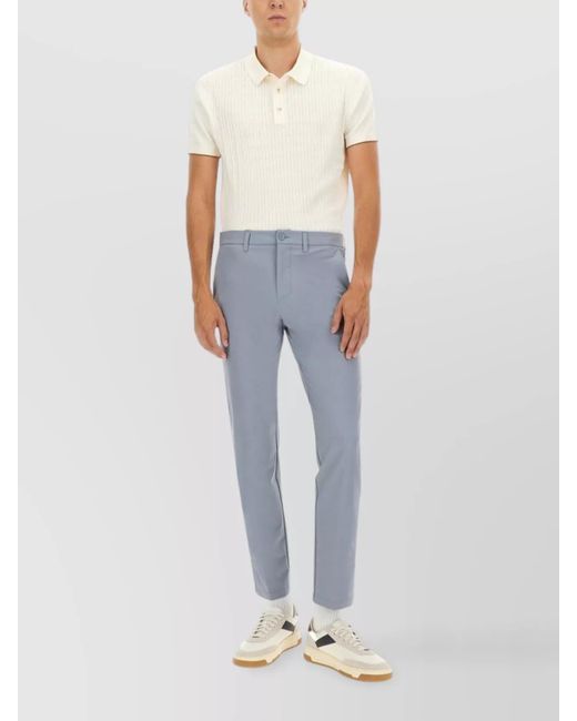 BOSS Tailored Trousers With Side And Back Pockets in Blue for Men | Lyst UK