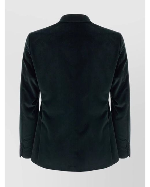 Pal Zileri Ceremony Line Velvet Blazer With Satin Lapel in Blue for Men ...