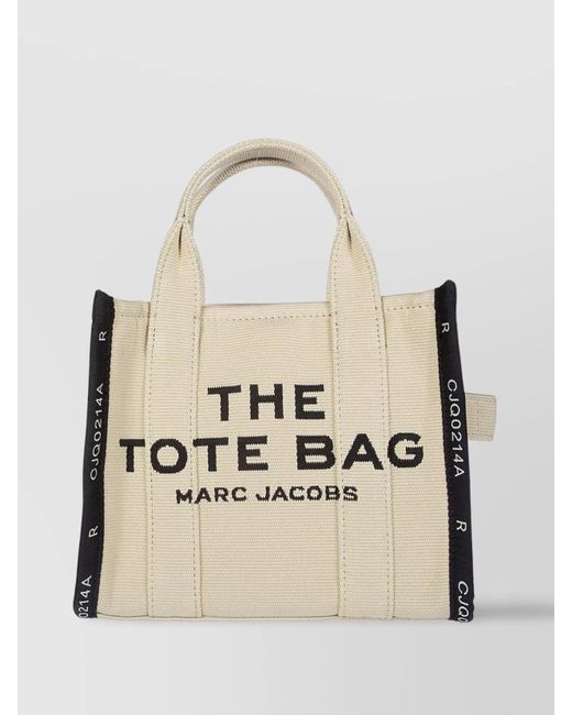 Marc Jacobs Jacquard Pattern Fabric Tote With Detachable Strap in ...