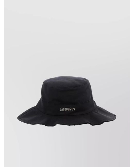 Jacquemus "Artichoke Bob" Wide Brim Frayed Edge Hat | Lyst