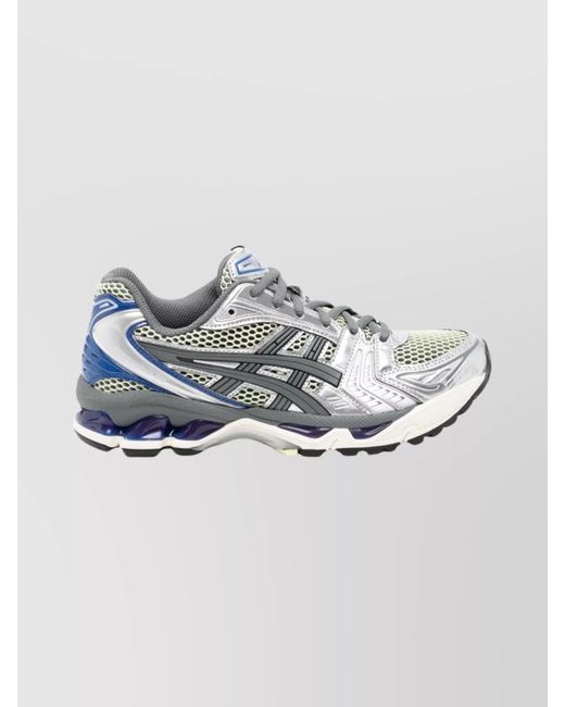 Asics Casual Sneakers With Mesh Upper And Rubber Outsole in Metallic ...