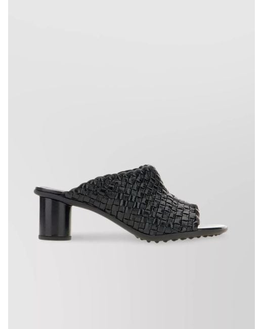 Bottega Veneta Atomic Block Heel Mules With Open Toe | Lyst