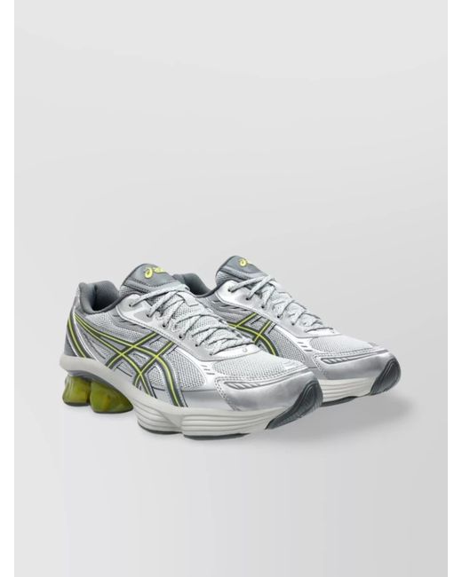 Asics Synthetic Leather Low-Top Sneakers in Metallic for Men | Lyst UK