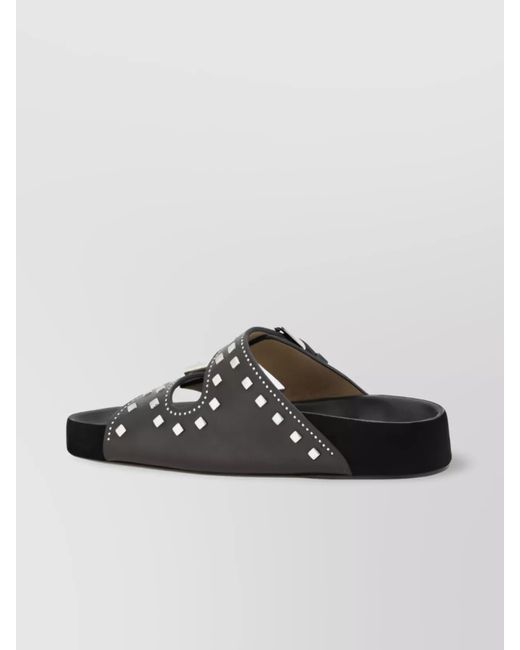 Isabel Marant Studded Boho Sandals For Summer Outfits in Black | Lyst UK