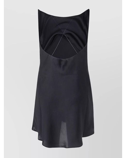 Y. Project Invisible Strap Slip Dress in Blue | Lyst UK