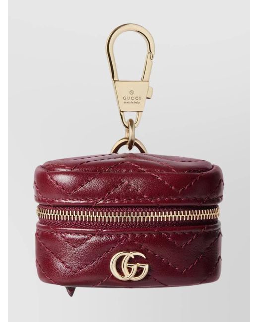 Gucci Airpods Holder Chain Strap in Red | Lyst