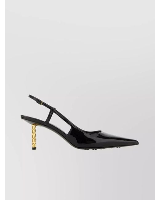 Givenchy G-Cube Pointed Leather Pumps in Black | Lyst