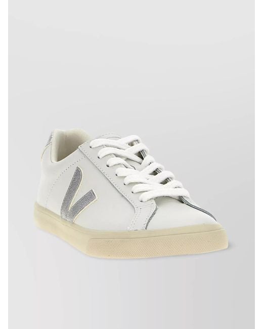 Veja Metallic Rubber Sole Sneakers | Lyst