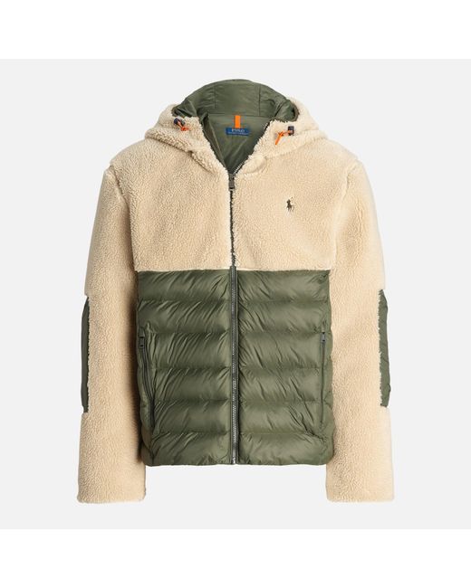 Polo Ralph Lauren Hi Pile Terra Insulated Bomber Jacket in Green for ...