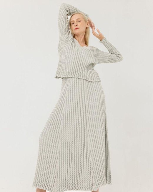 THE KNOTTY ONES Vagos A-Line Skirt in White | Lyst UK