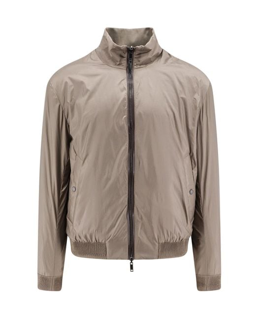 BOSS Reversible Nylon Jacket in Brown | Lyst