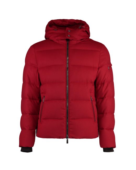 Moorer Brett Cachemire Knit Jacket in Red | Lyst