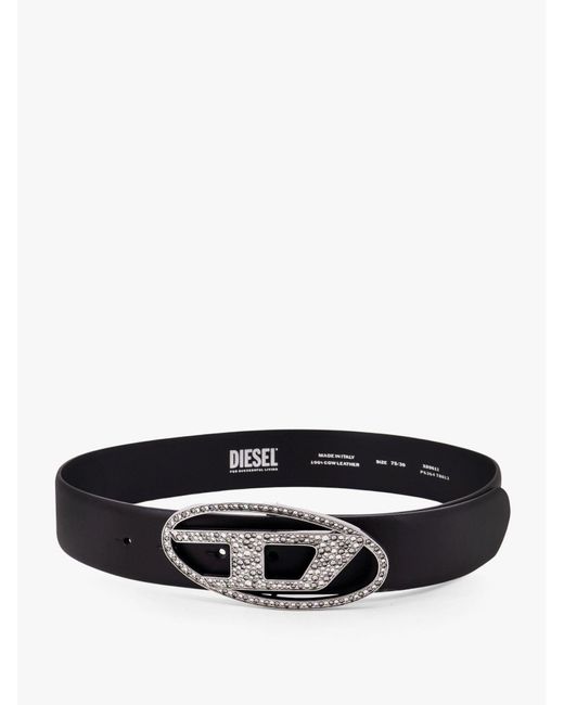 DIESEL Belts in Black | Lyst
