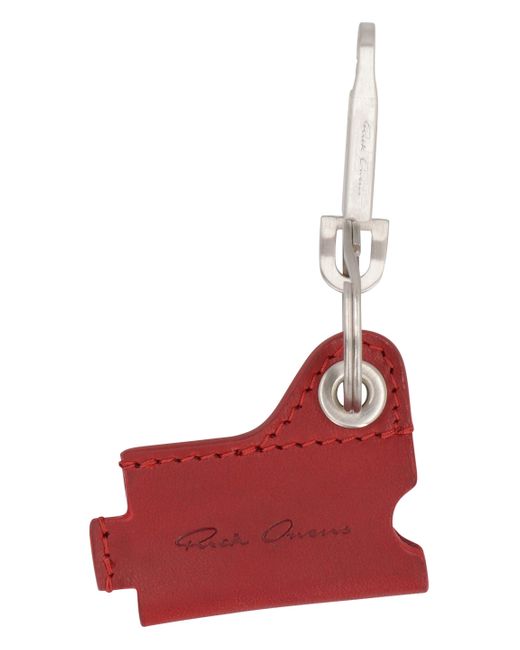 Rick Owens Lighter Case Keychain in Red for Men | Lyst