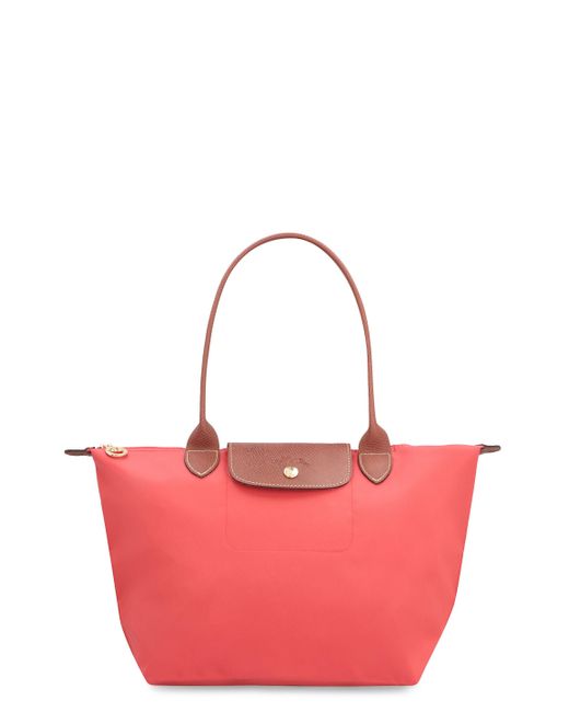 Longchamp Le Pliage Original M Shoulder Bag in Red | Lyst
