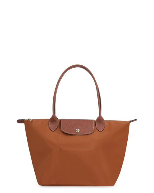 Longchamp Le Pliage S Tote Bag in Brown | Lyst