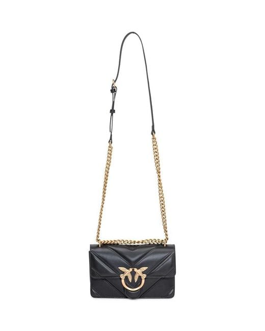 Pinko Love One Mini Light Bag in Gray | Lyst