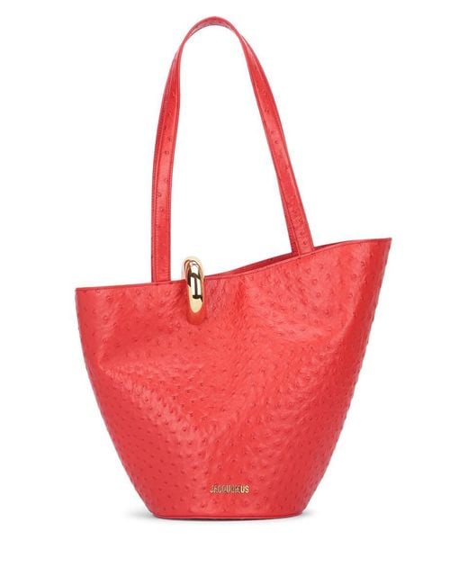 Jacquemus Handbags in Red | Lyst
