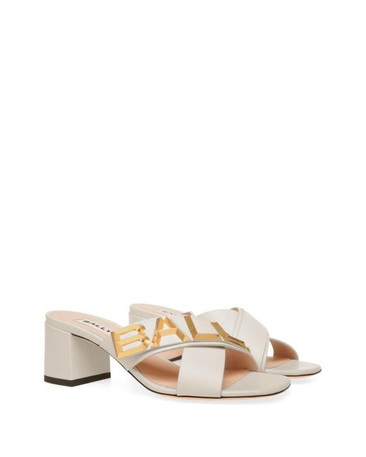 Bally Sandals in Natural | Lyst
