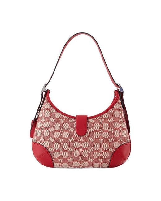 COACH Hamptons Originals Hobo Bag in Red | Lyst