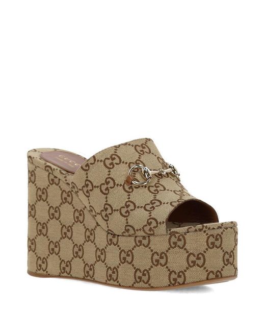 Gucci Sandals in Brown | Lyst