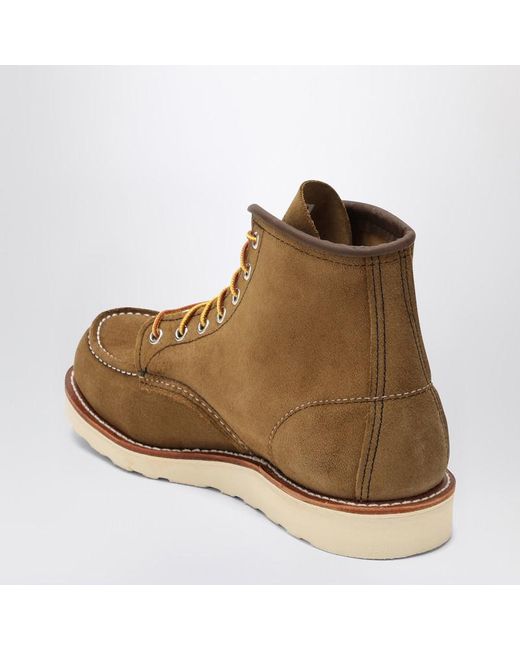 Red Wing Classic Moc Suede Boot in Brown for Men | Lyst