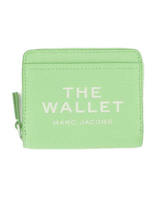 Marc Jacobs Wallet The Compact Mini in Green | Lyst