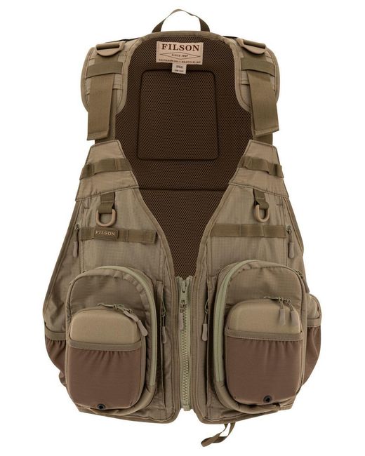 Filson Fishing Guide Vest in Brown for Men | Lyst