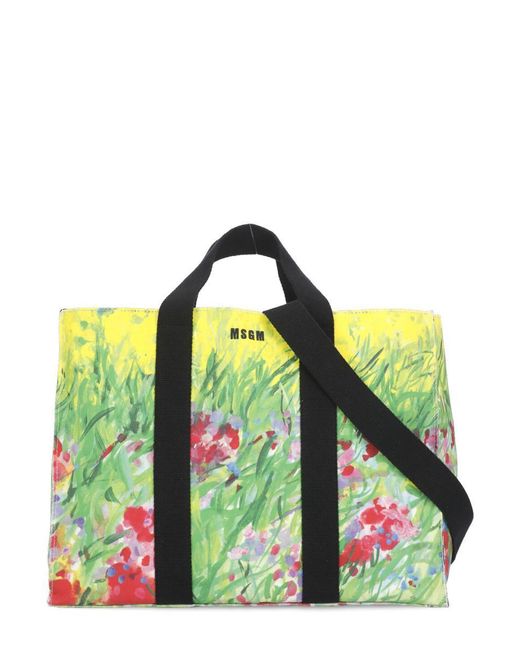 MSGM Bags in Green | Lyst
