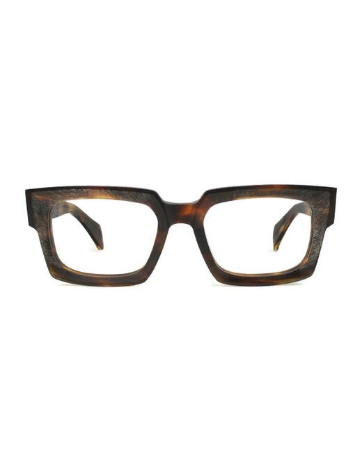 Dandy's Troy Rough Eyeglasses in Black | Lyst