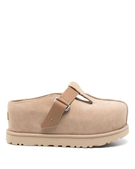 UGG W Goldenstar Hi Clog Shoes in Natural | Lyst