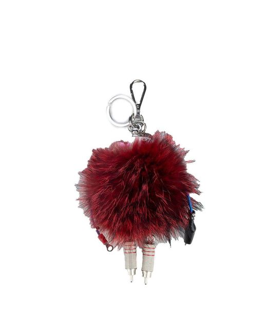Prada Key Tag in Red | Lyst
