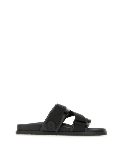 Moncler Slippers in Black | Lyst