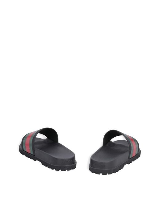 Gucci Pool Slides in White for Men | Lyst