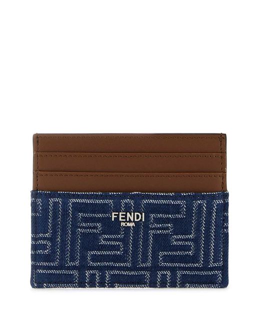 Fendi Wallets in Blue for Men | Lyst