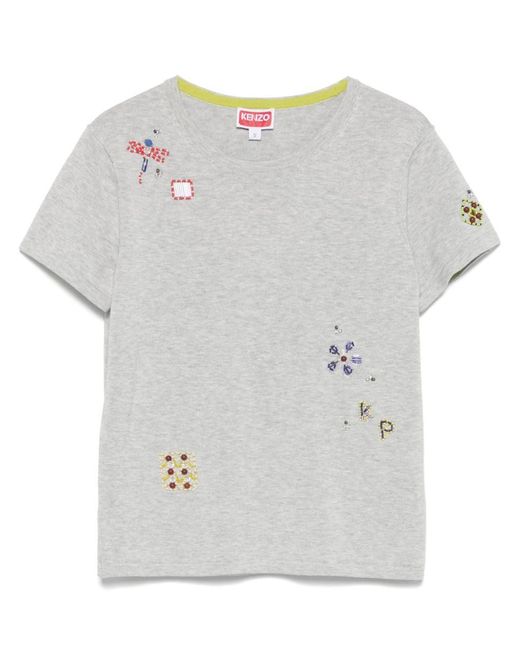 KENZO Top in Gray | Lyst