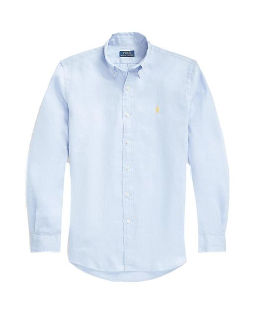 Polo Ralph Lauren Shirts in Blue for Men | Lyst