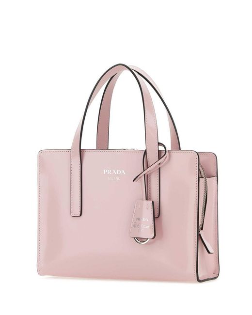 Prada Handbags in Pink | Lyst