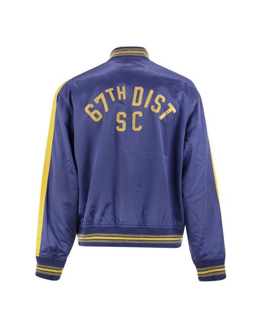 Polo Ralph Lauren Surf-Themed Letterman Jacket in Blue for Men | Lyst