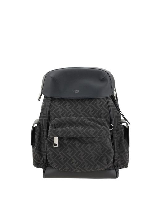 Fendi Backpacks in Black for Men | Lyst