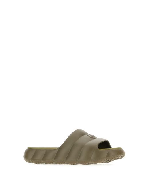 Moncler Slippers in Green for Men | Lyst