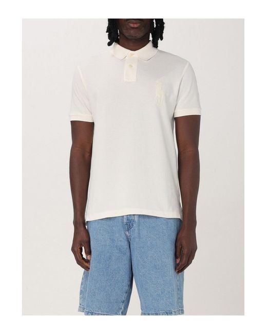 Polo Ralph Lauren Polos in White for Men | Lyst