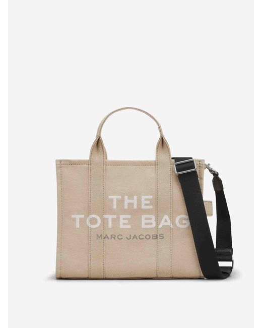 Marc Jacobs Medium Tote Crossbody Bag in Natural | Lyst
