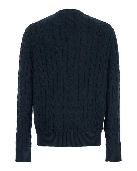 Polo Ralph Lauren Crewneck Sweater With Pony Embroidery On The Front ...