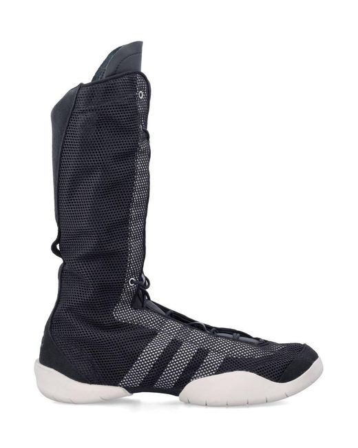Y-3 Regu Boots in Blue | Lyst