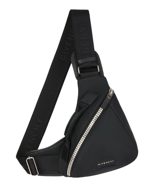 Givenchy "G-Zip Triangle" Bag in Black for Men | Lyst