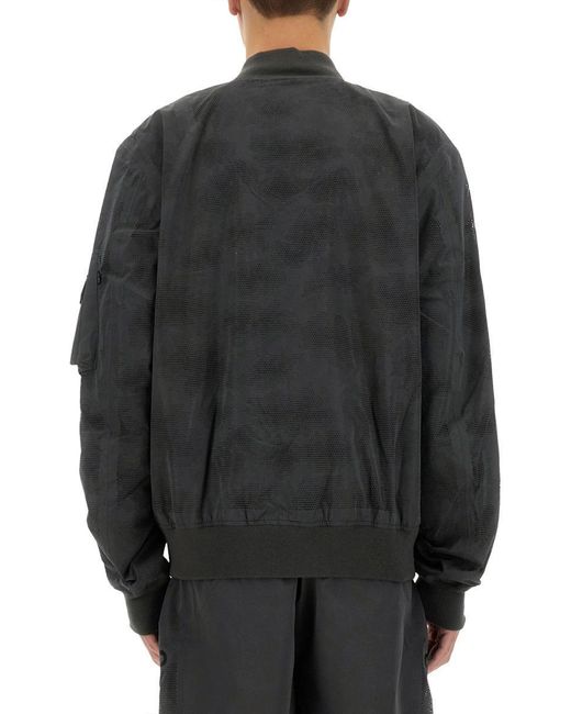 Alpha Industries -2B Laser Cut" Jacket in Gray for Men | Lyst