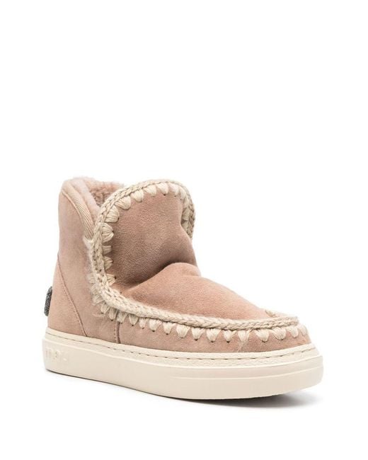 Mou "Eskimo Bold" Ankle Boots in Natural | Lyst